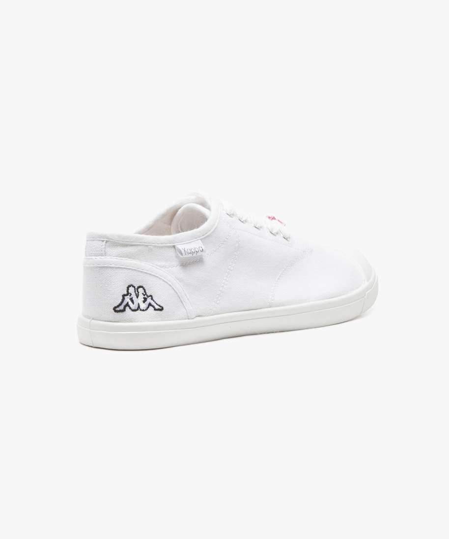 tennis en toile - kappa blanc femme | GÉMO