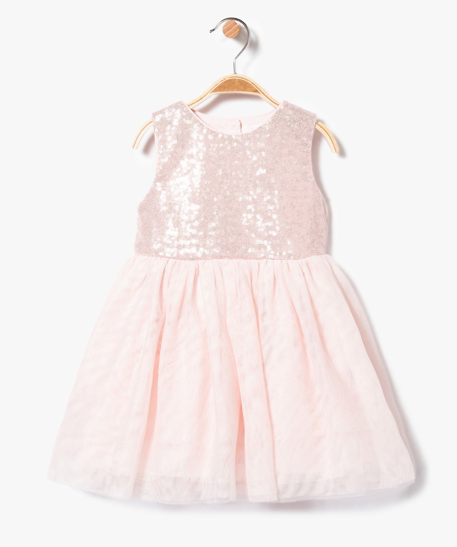 robe bebe a manches courtes en tulle et sequins coloris assortis robes ...