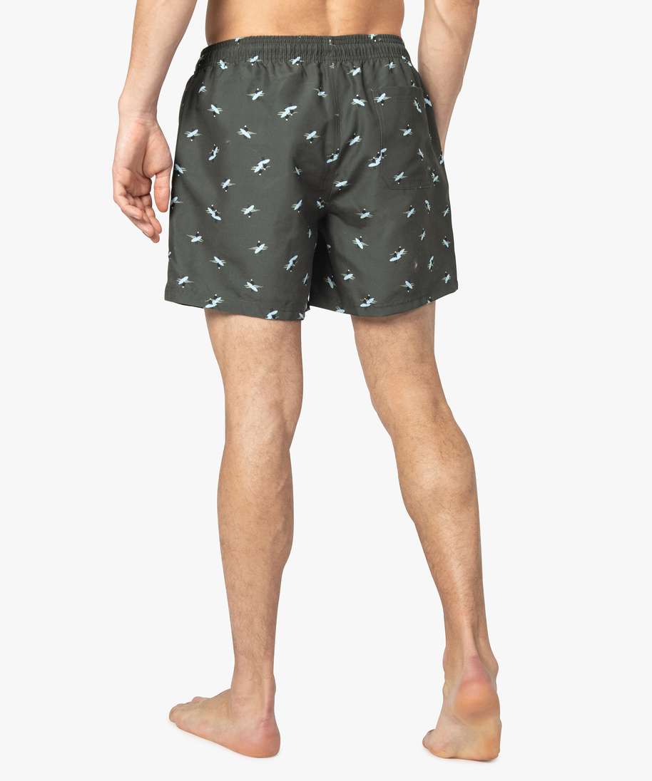 short de bain homme en polyester recycle - gemo x surfrider vert ...