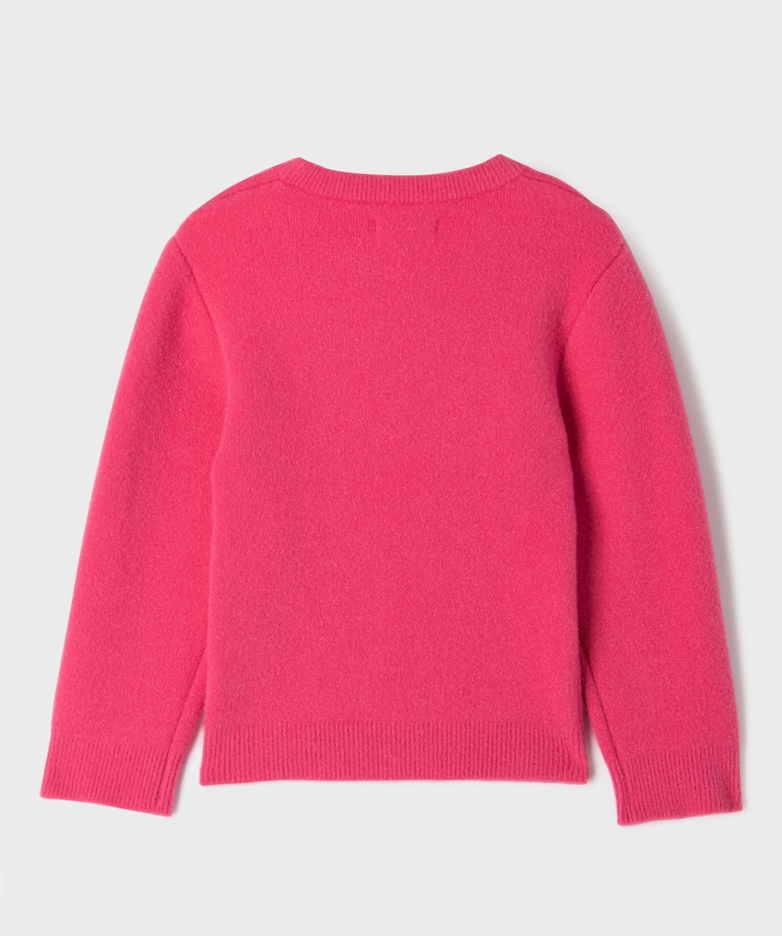 pull en maille scintillante avec interieur douillet fille rose standard ...